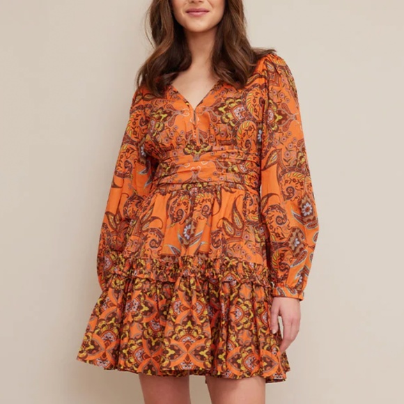 Cara Cara | Dresses | Nwt Cara Cara Harper Dress Nectarine Vintage ...